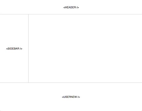 reactjs displaying react component next to a sidebar component