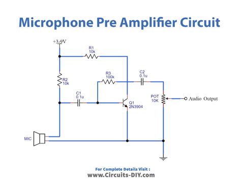 Transistor Mic Preamp Circuit At Douglas Hammond Blog