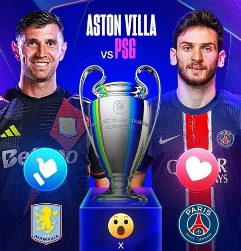 ნაკრების 🏟 დღეს 23 00 სთ ჩემპიონთა ლიგა გვიბრუნდება 🟤 ასტონვილა Vs პსჟ 🔵 აბა რას ფიქრობთ