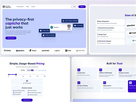 Captcha — Landing Page Design By Ira 🇺🇦 On Dribbble