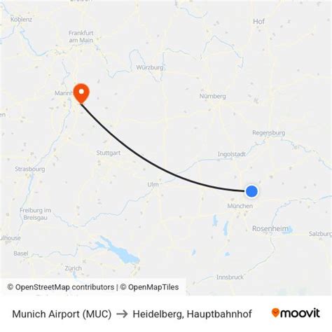 Cheap Tickets From Munich Airport Muc To Heidelberg Hauptbahnhof