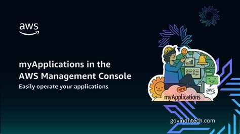 New Myapplications In Aws Management Console