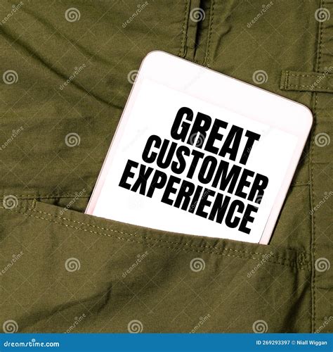 Text Showing Inspiration Great Customer Experience Word For Responding To Clients With Friendly