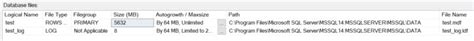 SQL Server Backup Size Vs Database Size Script