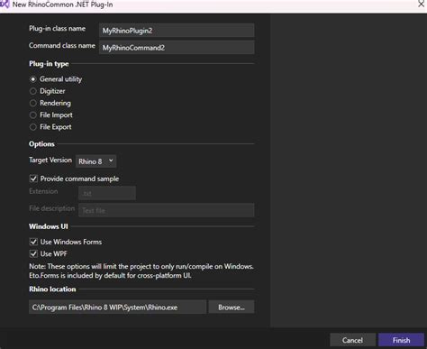 WIP NET Plugin Does Not Load Libs Rhino Developer McNeel Forum