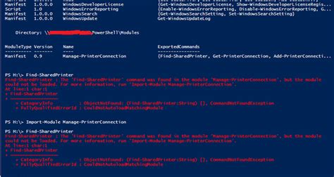 Command Found But Module Could Not Be Loaded Programming Development Spiceworks Community