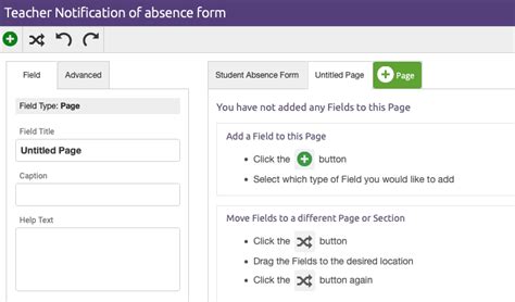 Creating A Form Step Two Editing A Form
