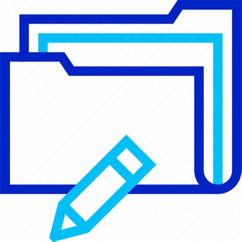Folder User File Storage Archive Pencil Edit Icon Download On Iconfinder