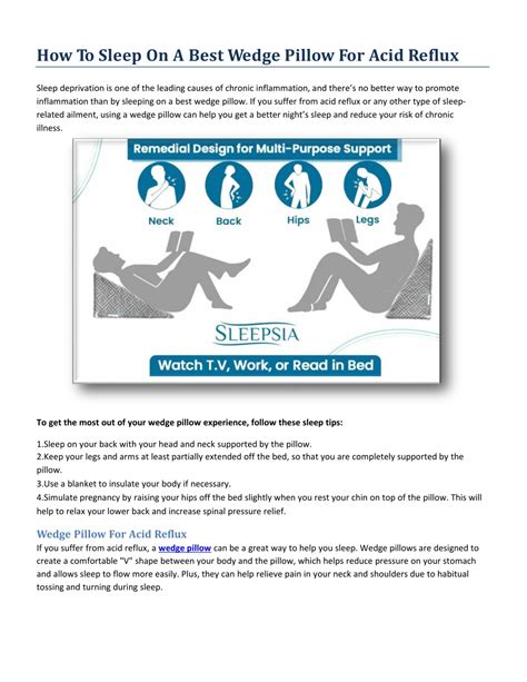 Ppt How To Sleep On A Best Wedge Pillow For Acid Reflux Powerpoint