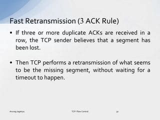 Tcpflowcontrolanurag Lva App Pptx