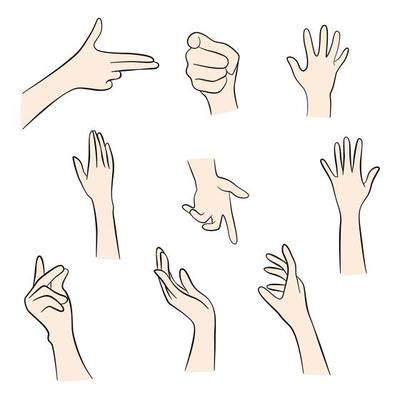 Pointing Finger Vector Art Icons And Graphics For Free Download