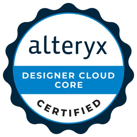 Alteryx Designer Cloud Core Credly