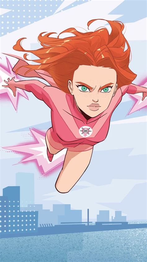 Invincible Atom Eve Game Wallpaper Superhero Comics Art Trippy