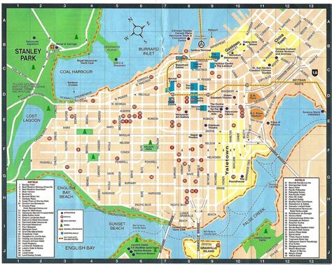 Vancouver Attractions Map New York Maps The Tourist Maps Of Nyc To