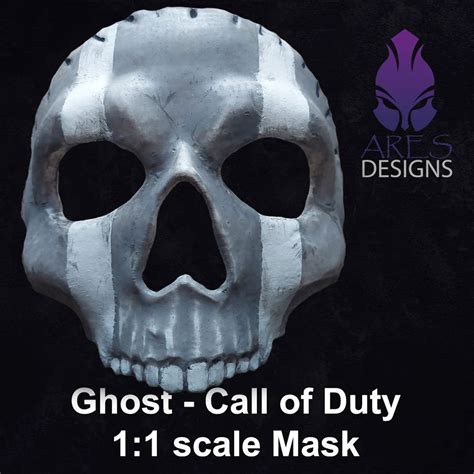 Ghost Call Of Duty Mask Etsy