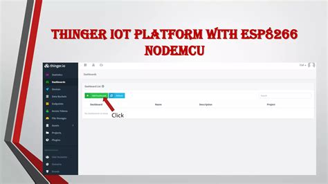 IOT NodeMCU Thinger Platform To Turn On LEDs PPT