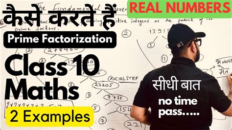 Prime Factorization Kaise Karte Hain Prime Factorization Class 10 Prime Factorization Method