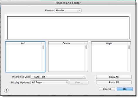 Printing Options Formatting Headers And Footers Project Management Blog OnTrack