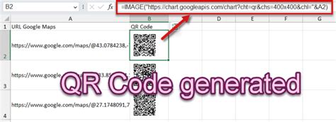 Generate A QR Code With Excel