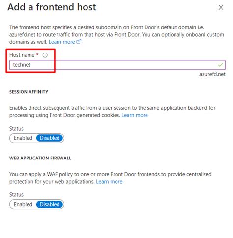 Configuring Azure Front Door For A Highly Available Web Application