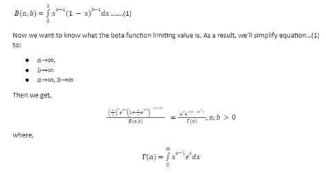 Beta Function