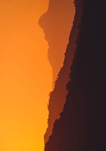 Quadro E Poster Entardecer Pico Do Frade Quadrorama