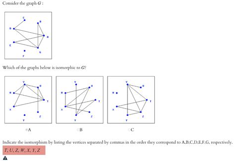 Solved What Is The Isomorphic Vertexes Below The Answer Chegg