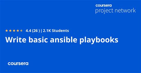 Write Basic Ansible Playbooks