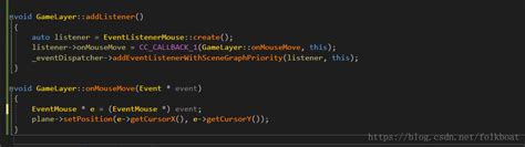 Cocos2d X 3x 精灵随鼠标移动而改变位置cocos3跟随鼠标 Csdn博客