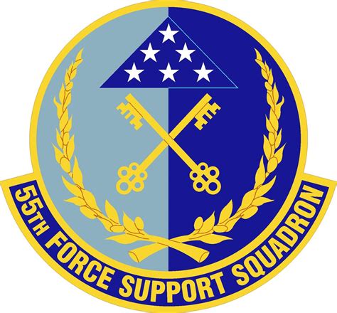 File 55th Force Support Squadron Us Air Force  Heraldry Of The World
