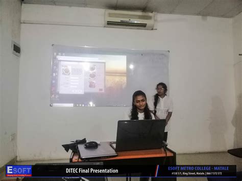 Ditec Final Presentations Esoft Metro College Matale