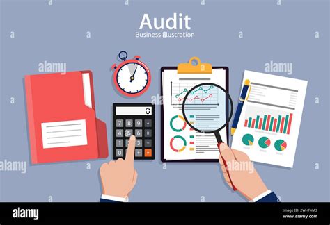 Data Auditing Stock Vector Images Alamy