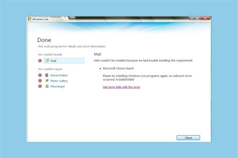 Windows Live Mail Error X C Tested Fixes