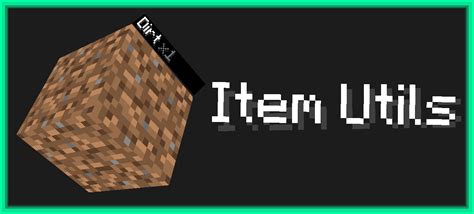 Item Utils Minecraft Plugin