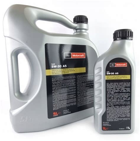 OLEJ FORD MOTORCRAFT A5 5W30 6 LITRÓW 15CF54 ORYG MGK FORD PARTS ...