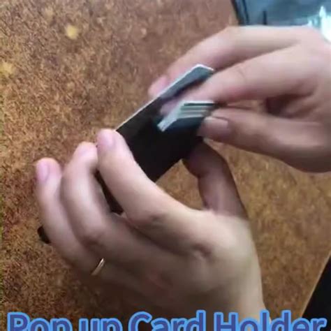 Pop Up Card Holder Rfid Blocking Card Rfid Hotel Key Card Nfc Card… Frank Yu