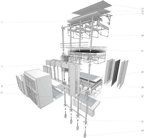 81 Exploded Views Ideas Diagram Architecture Architecture Drawing Exploded View