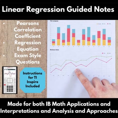 Linear Regression Guided Notes Correlation Notes Made For Ib Math Aa