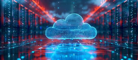 Cloud Connection Technology Data Transfer Cloud Computing Technology Business Data