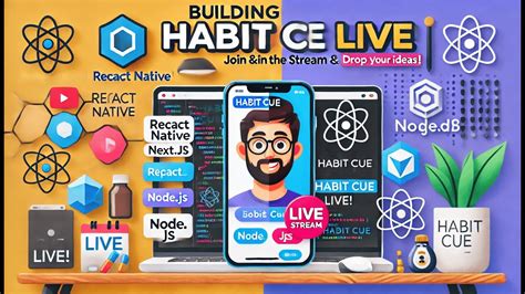 Building A Habit Tracker App Live Habit Cue React React Native NodeJS YouTube