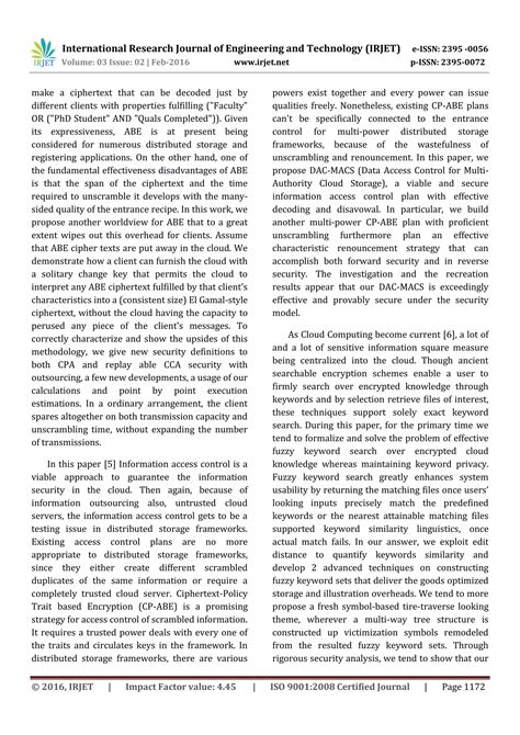 a survey on access control scheme for data in cloud with anonymous
