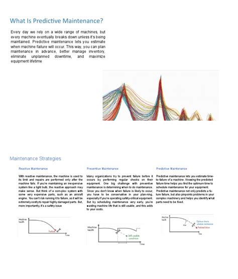 What Is Predictive Maintenance Pdf Computers Technology And Engineering