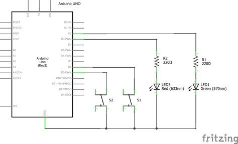Pulsadores Y Ledes Circuitos Con Protoboard Picuino
