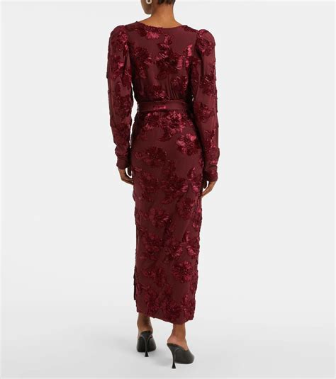 Rotate Mesh Midi Dress Rotate