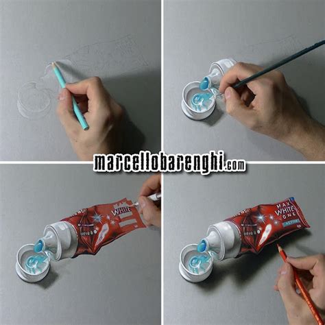 Toothpaste Drawing Marcello Barenghi