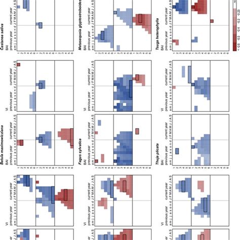 Species Specific Correlation Coefficients Between Increment Variables