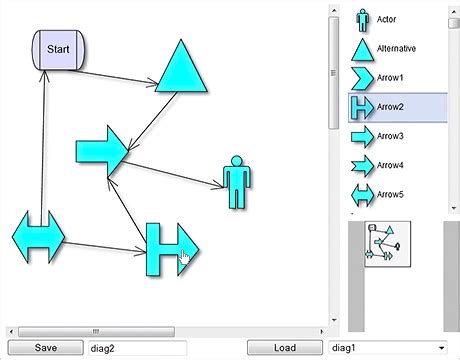 ASP NET Diagram Control Samples