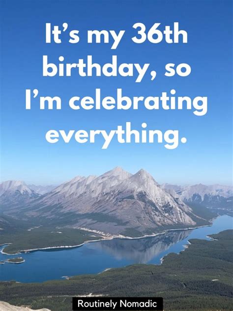 100 Short Happy 36th Birthday Quotes And Wishes Routinely Shares