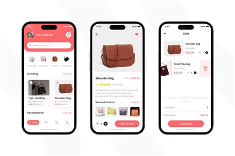 Zipper Bag Store Mobile App Ui Kit By Templatefabric On Dribbble