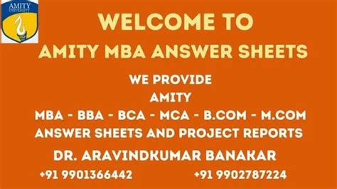 Amity Solved Assignments Amity Mba Solved Assignments Amity Bba